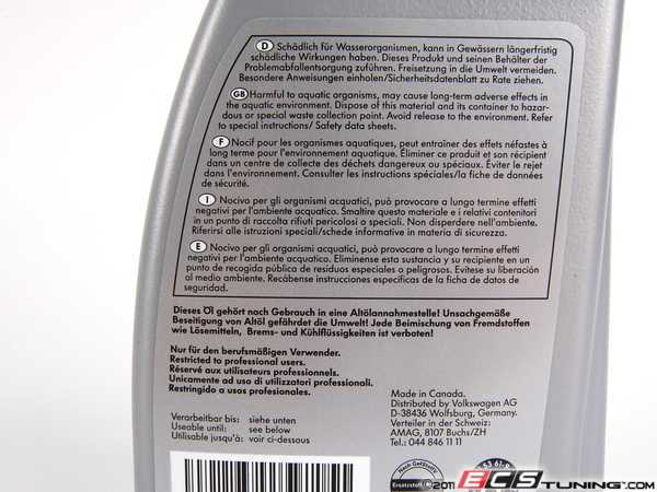 Genuine Volkswagen Audi - G055540A2 - Automatic Transmission Fluid - 1 ...