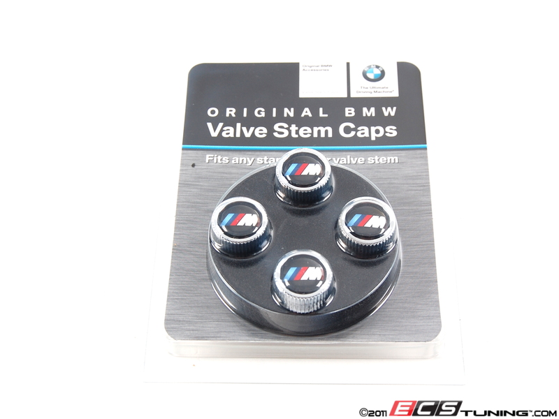Genuine BMW - 36110421543 - ///M Valve Stem Cap - Set Of 4 (36-11-0-421 ...