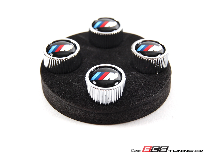 Genuine BMW - 36110421543 - ///M Valve Stem Cap - Set Of 4 (36-11-0-421 ...