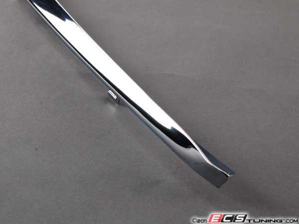 Genuine BMW - 51118125437 - E38 Chrome Bumper Trim - Left (51-11-8-125-437)