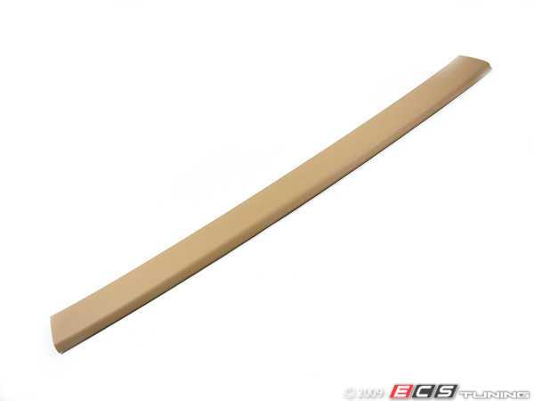 Genuine BMW - 51498215305 - Trunk Entrance Trim - Beige (51-49-8-215-305)