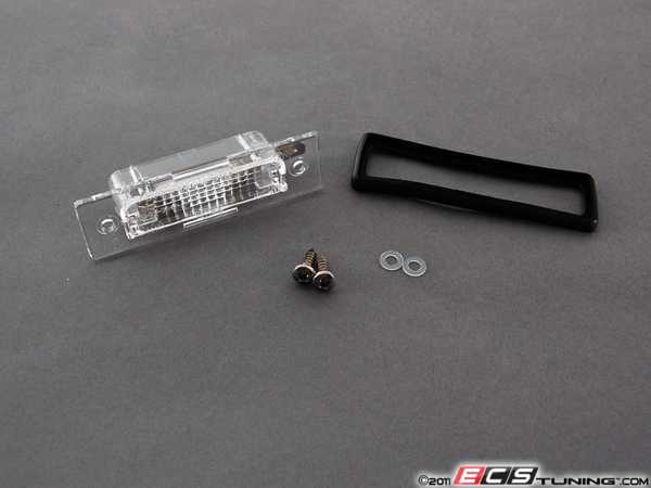 Genuine BMW - 63261372763 - License Plate Light Lens - Priced Each (63 ...