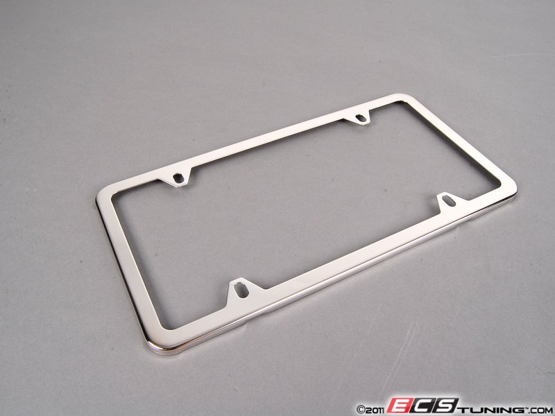 Genuine BMW - 82120010396 - License Plate Frame - Polished (82-12-0-010 ...