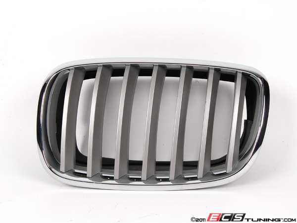 Genuine BMW - 51137185223 - Front Grill - Left - Titan (51-13-7-185-223)