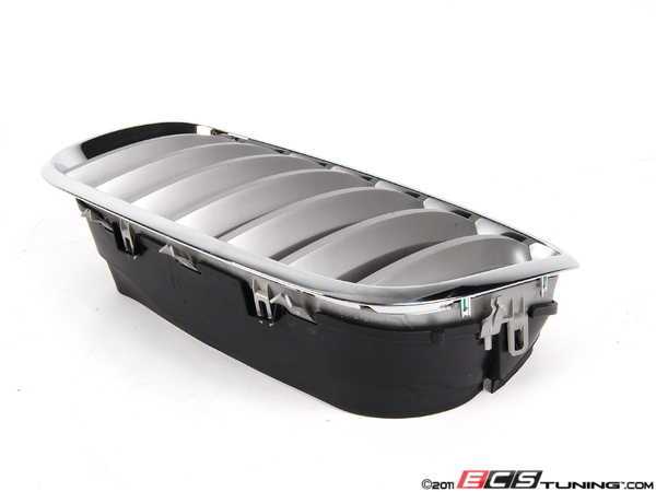 Genuine BMW - 51137185223 - Front Grill - Left - Titan (51-13-7-185-223)