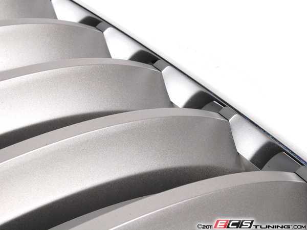 Genuine BMW - 51137185223 - Front Grill - Left - Titan (51-13-7-185-223)