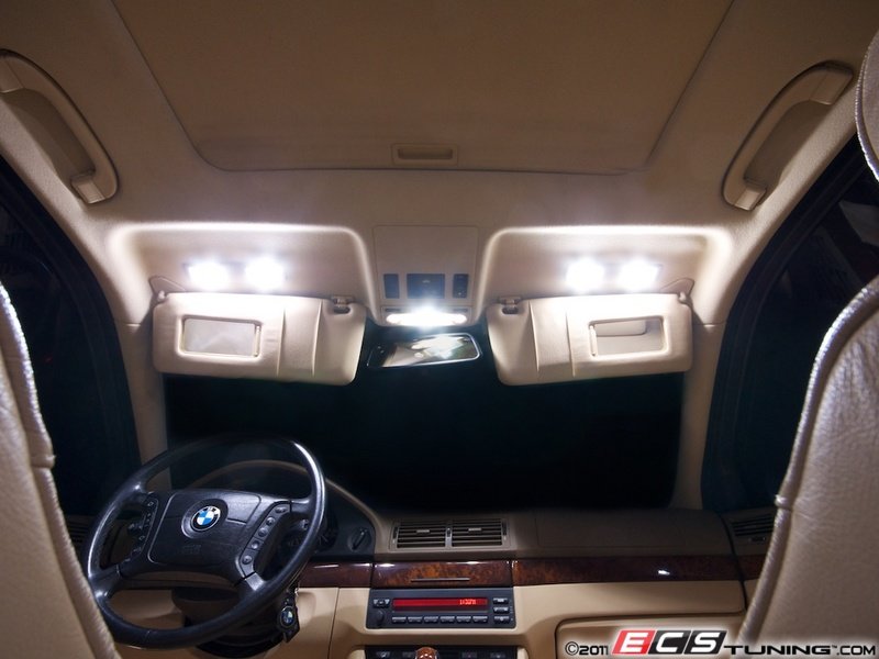 ECS News - BMW 5-Series E39 LED Interior Lighting Kit