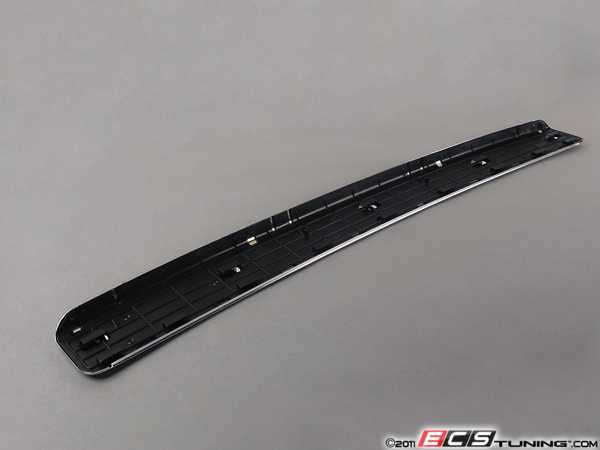 Genuine Mercedes Benz - 1648800211 - Rear Hatch Guard Plate - Chrome
