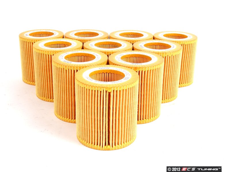 Genuine BMW - 11427566327 - Oil Filter, Pack Of 10 - Stock Up And SAVE ...