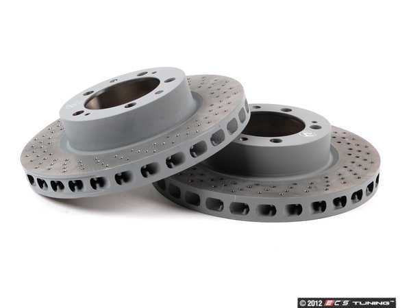 Genuine Porsche - 99335104301KT - Front Brake Rotors - Pair 12" (304mm)