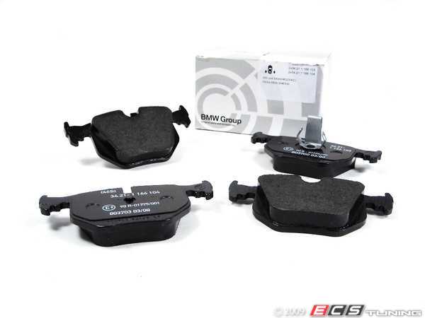 Genuine BMW - 34216761240 - Brake Pad Set - Rear (34-21-6-761-240)