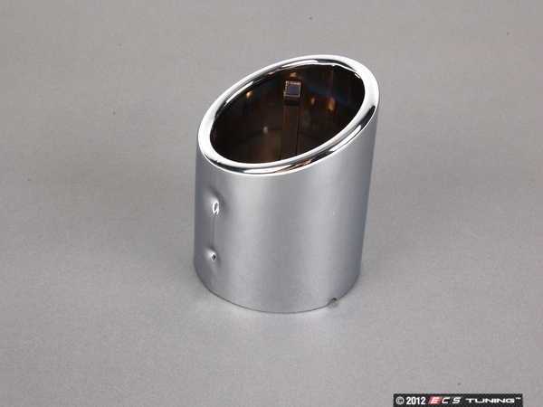 Genuine BMW - 18307536038 - Chrome exhaust tip (18-30-7-536-038)