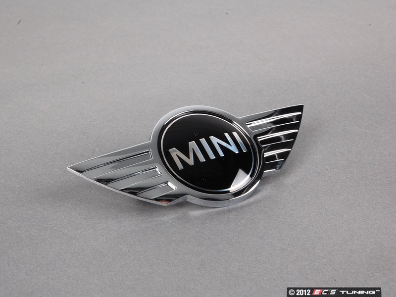 Genuine MINI - 51140660106 - MINI Cooper S Hood Emblem (51-14-0-660-106)