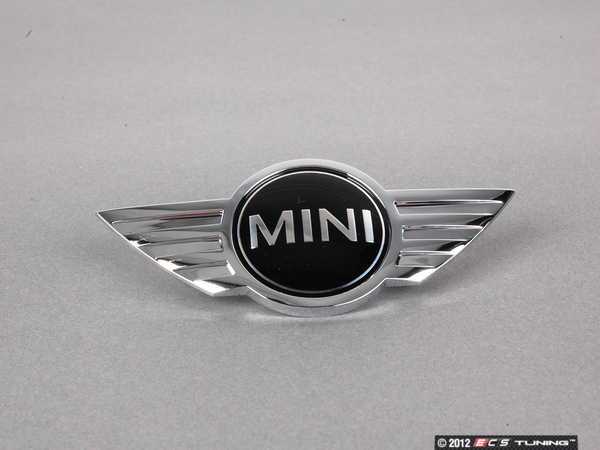 Genuine MINI - 51140660106 - MINI Cooper S Hood Emblem (51-14-0-660-106)