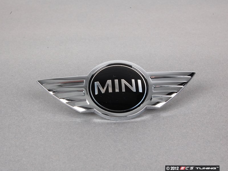 Genuine MINI - 51140660106 - MINI Cooper S Hood Emblem (51-14-0-660-106)