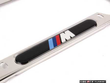 Genuine BMW - 82120010405 - "///M" License Plate Frame - Polished (82 ...