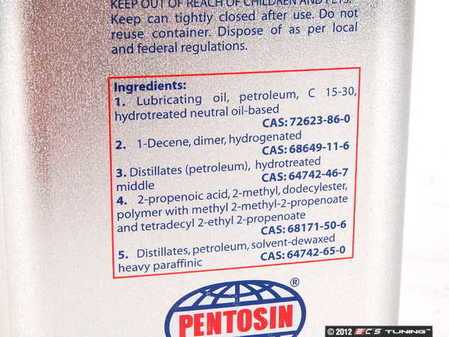 Pentosin - CHF202 - Hydraulic / Power Steering Fluid - 1 Liter