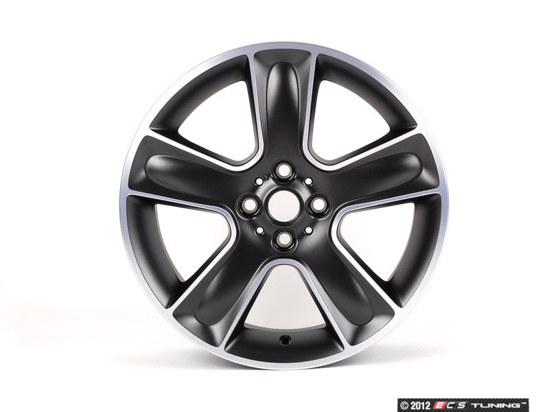 Genuine MINI - 36116784124 - R111 Black Star Bullet Wheel 17" (4x100 ...