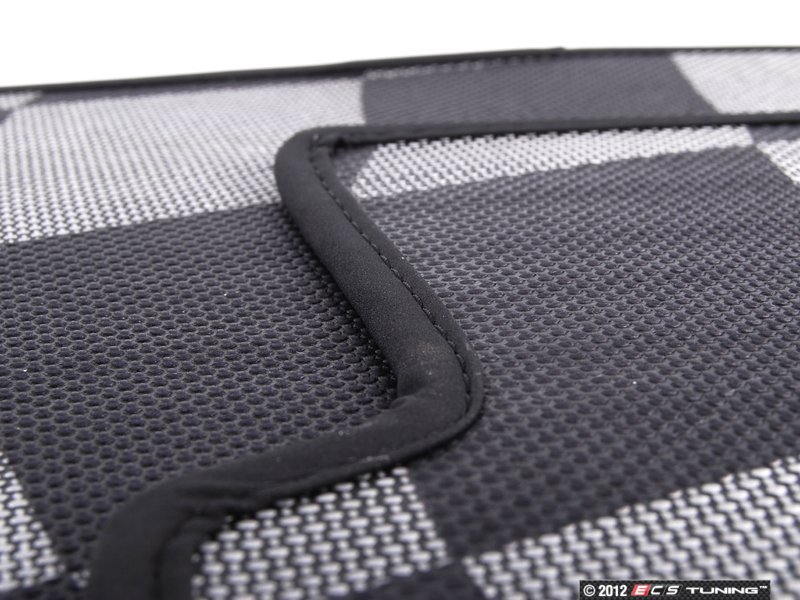 Genuine MINI - 51470416181 - John Cooper Works Checkered Floor Mats ...