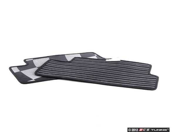 Genuine MINI - 51470416181 - John Cooper Works Checkered Floor Mats ...