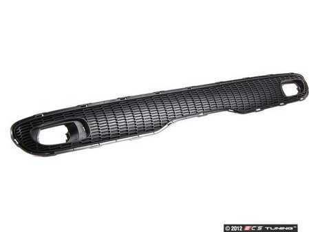 Genuine MINI - 51122752071 - Rear Bumper Grille - Black (51-12-2-752-071)