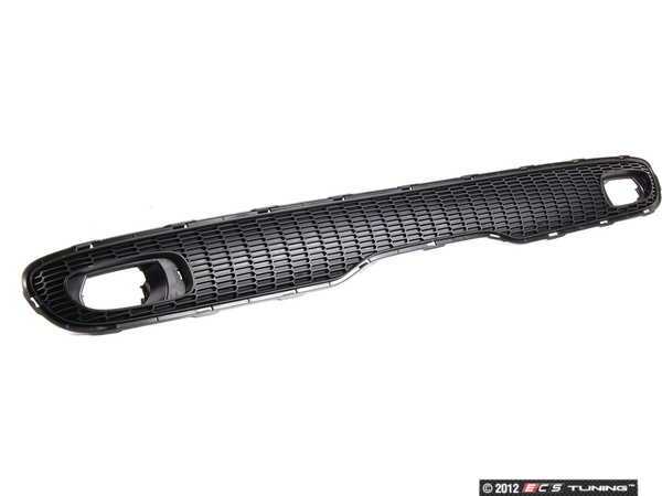 Genuine MINI - 51122752071 - Rear Bumper Grille - Black (51-12-2-752-071)