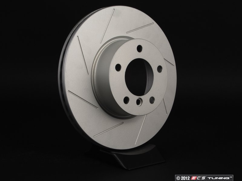 ECS - 6774875SLGMT-R - Brake Rotor - Slotted Geomet Coated - Right