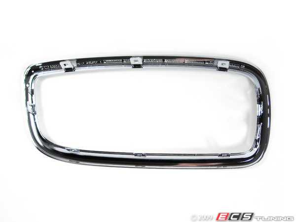 Genuine BMW - 51138223219 - E65 Kidney Grille Trim - Driver (Left) (51 ...