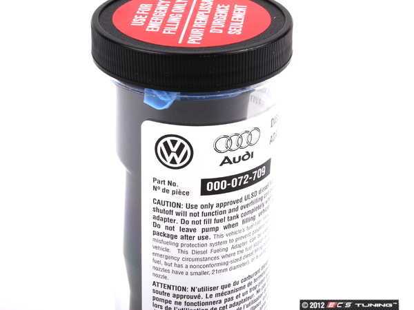 Genuine Volkswagen Audi - 000072709 - Diesel Fuel Nozzle Adapter (000 ...