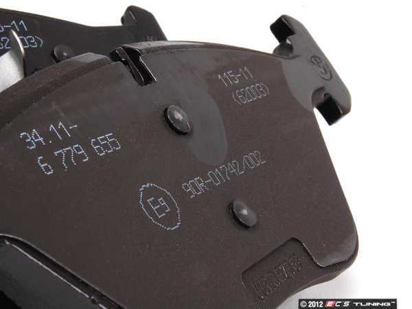 Genuine BMW - 34116779652 - Front Brake Pad Set (34-11-6-779-652)
