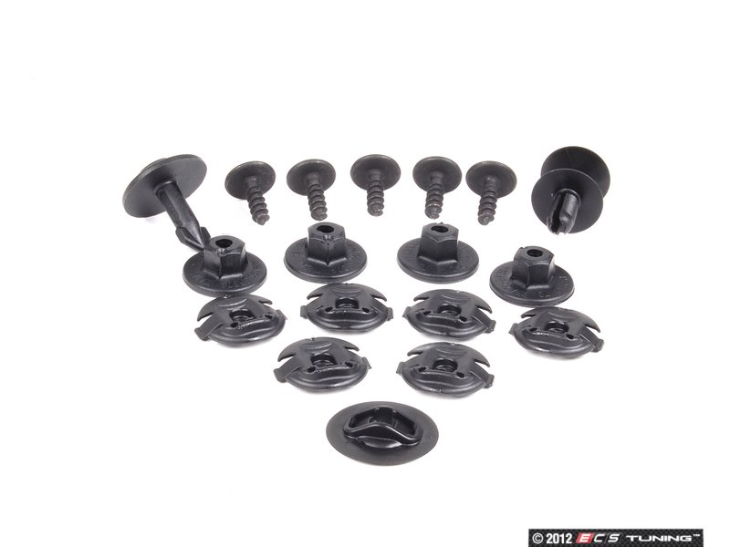 Genuine Volkswagen Audi - 8K0098629 - Front Fender Liner Hardware Kit ...