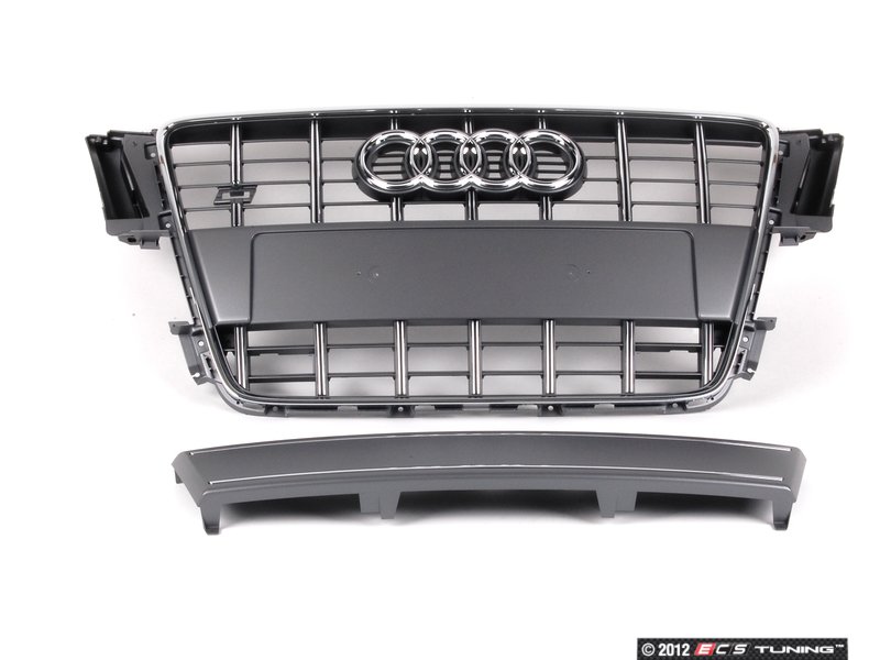 Genuine Volkswagen Audi - 8T0853651F1RR - S5 Grille Kit - Platinum Grey ...