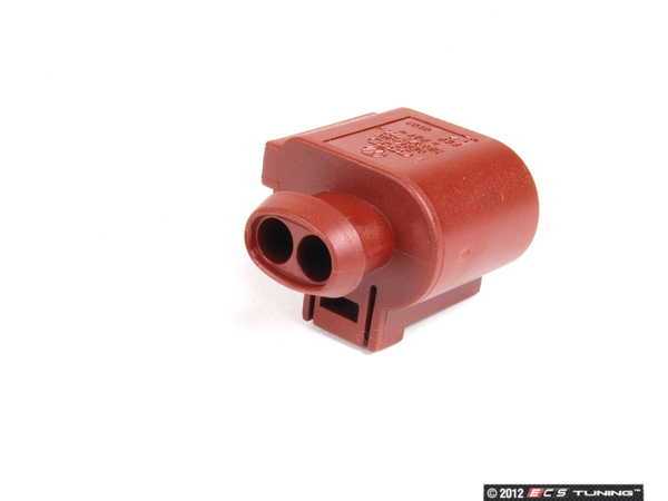 Genuine Volkswagen Audi - 3B0973722A - Connector Housing - 2 Pin (3B0 ...