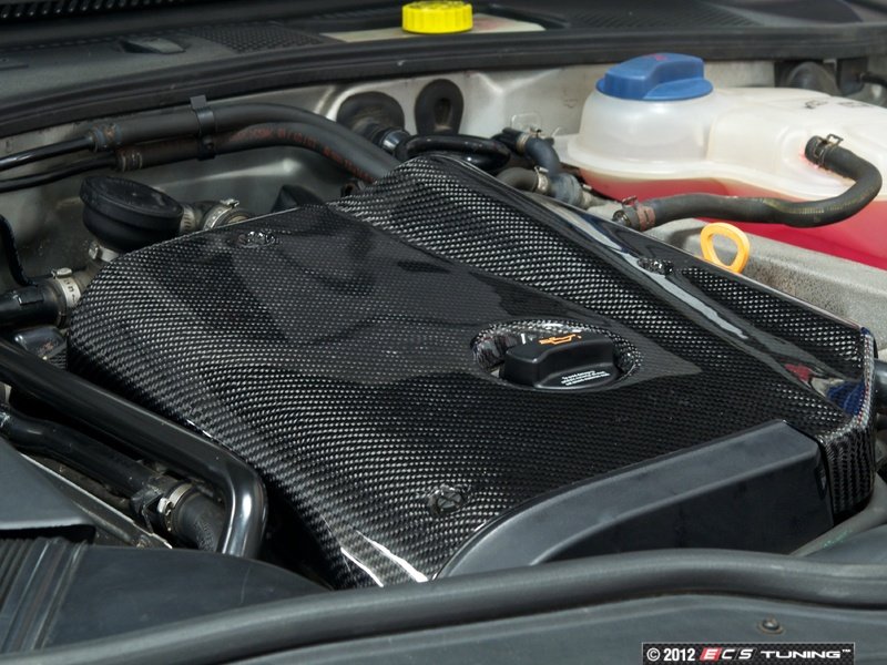 ECS News - Audi B5 1.8T ECS Carbon Fiber Engine Cover