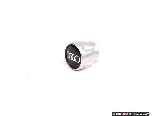 Genuine Volkswagen Audi - 80A071215 - Audi Rings Valve Stem Cap - black ...
