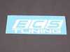 ECS - ECS2X4WSWHITE - White ECS Tuning Window Sticker - Priced Each