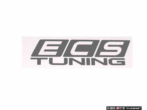 ECS - ECS2X4WSSILVER - Silver Metallic ECS Tuning Window Sticker ...