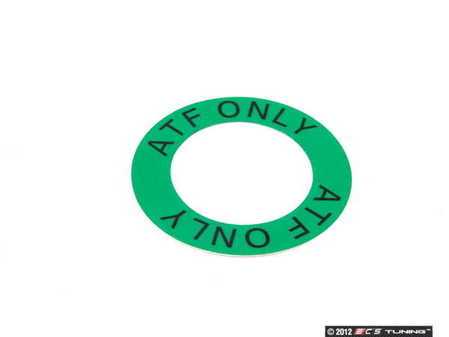 Genuine BMW - 71246798132 - Power Steering Reservoir Cap Label (71-24-6 ...