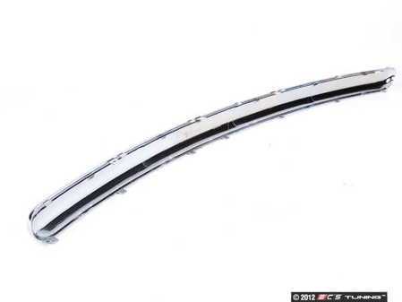 Genuine MINI - 51126800217 - Rear Bumper Trim - Chrome (51-12-6-800-217)