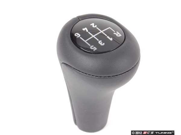Genuine BMW - 25117523817 - Leather Shift Knob - 6 Speed (25-11-7-523-817)