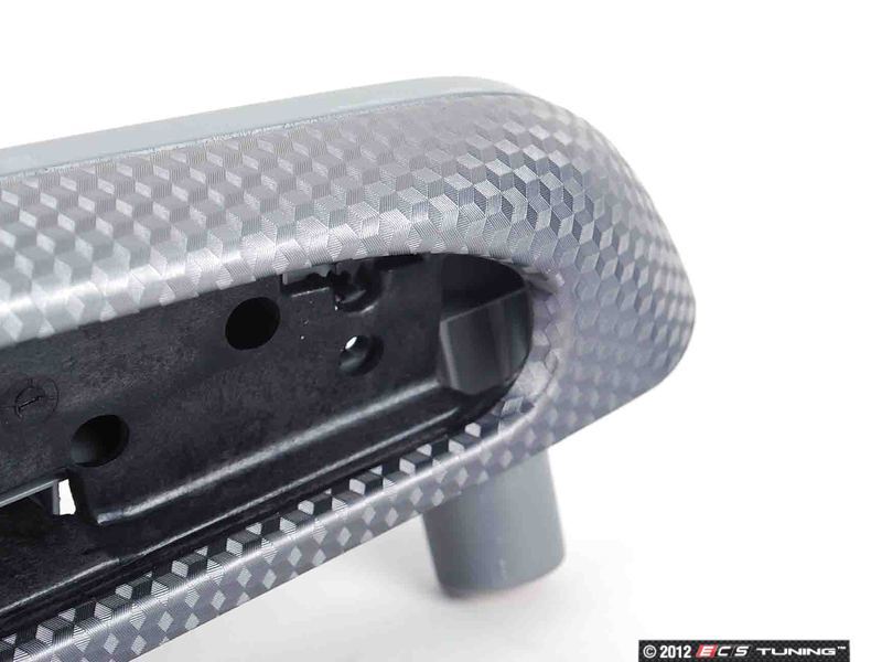 Genuine BMW - 51417895393 - Front Left Arm Rest Trim - Grey/Silver Cube ...