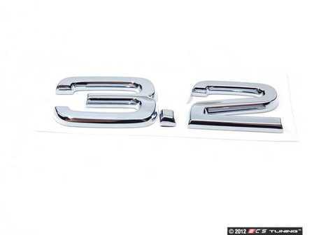 Genuine Volkswagen Audi - 8P0853743D2ZZ - "3.2" Emblem - (NO LONGER ...