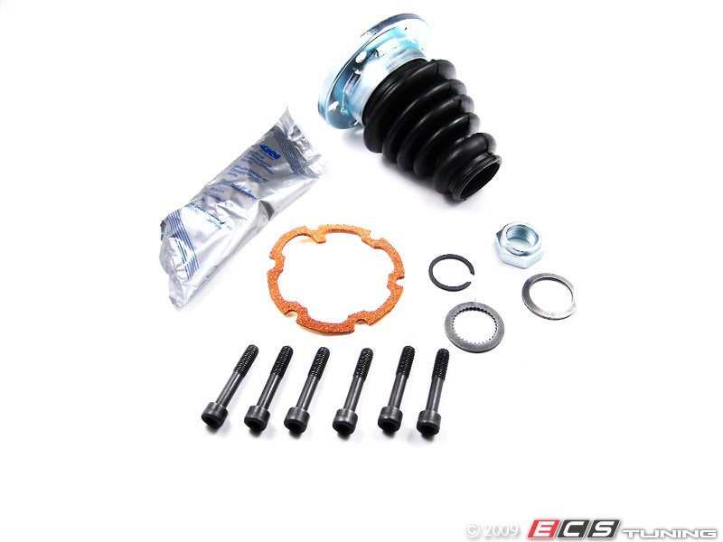 GKN Drivetech - 1J0498201A - Front Inner CV Boot Kit - Right