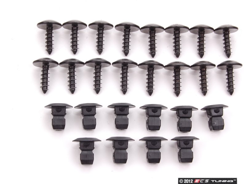 Genuine Volkswagen Audi - 3C0898888 - Front Fender Liner Hardware Kit ...