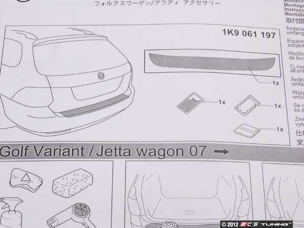 Genuine Volkswagen Audi - 1K9061197 - Rear Bumper Protector - Clear ...