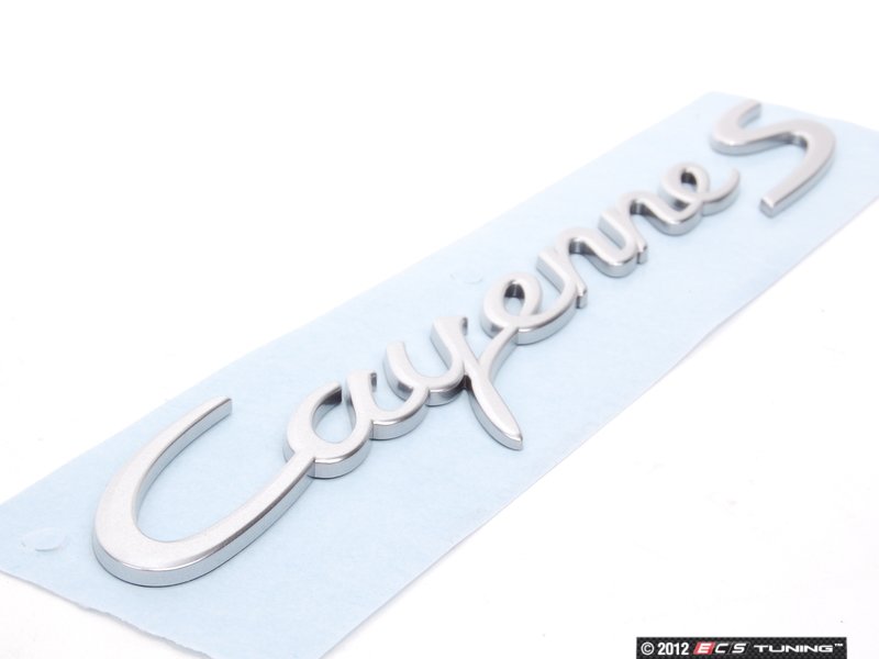 Genuine Porsche - 958559676000C1 - LOGO CAYENNE S CHROM