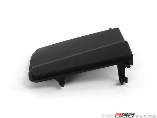 Genuine BMW - 51437022393 - Black Convertible Trim - Left (51-43-7-022-393)