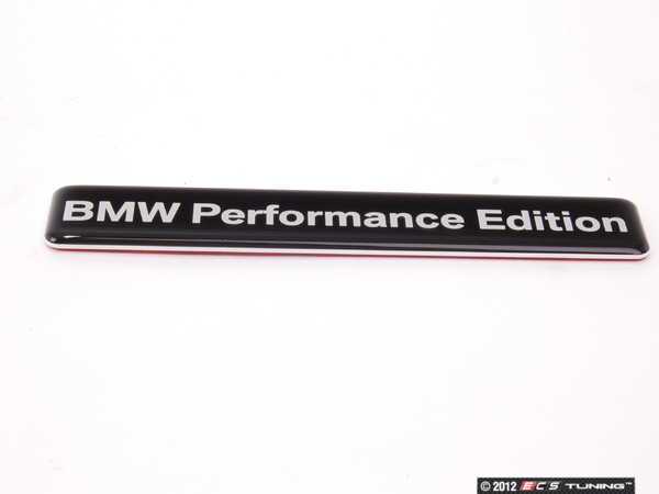Genuine BMW M Performance - 82112249024 - BMW Performance Edition ...