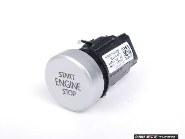 Genuine Volkswagen Audi - 5K0959839BL88 - Start/Stop Switch - Chrome ...
