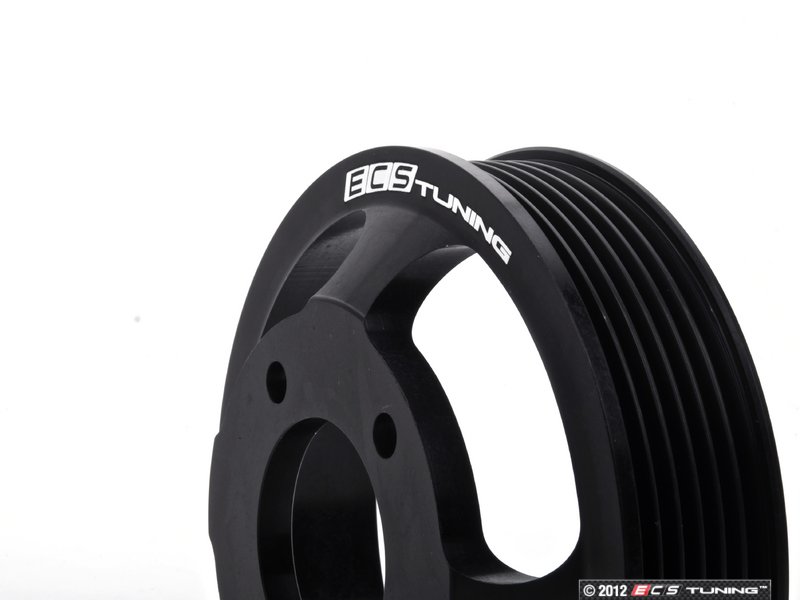 ECS News - BMW E36 6-cylinder Aluminum Overdrive Water Pump Pulley